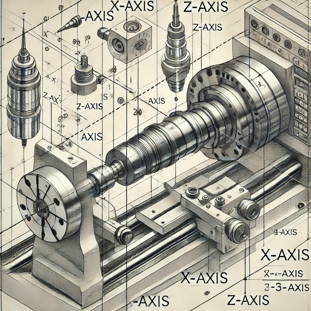 Los Ejes del Torno CNC: Entendiendo el Movimiento X y Z - CNC PASO A PASO